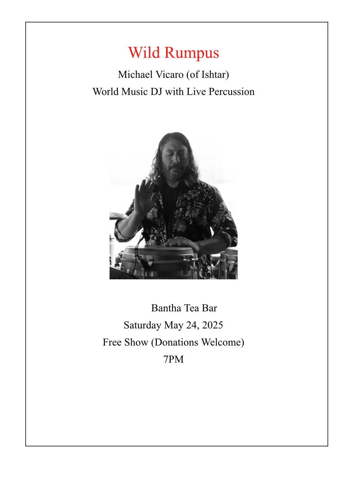 May 24 | Wild Rumpus at Bantha Tea Bar | Pittsburgh, PA Patch