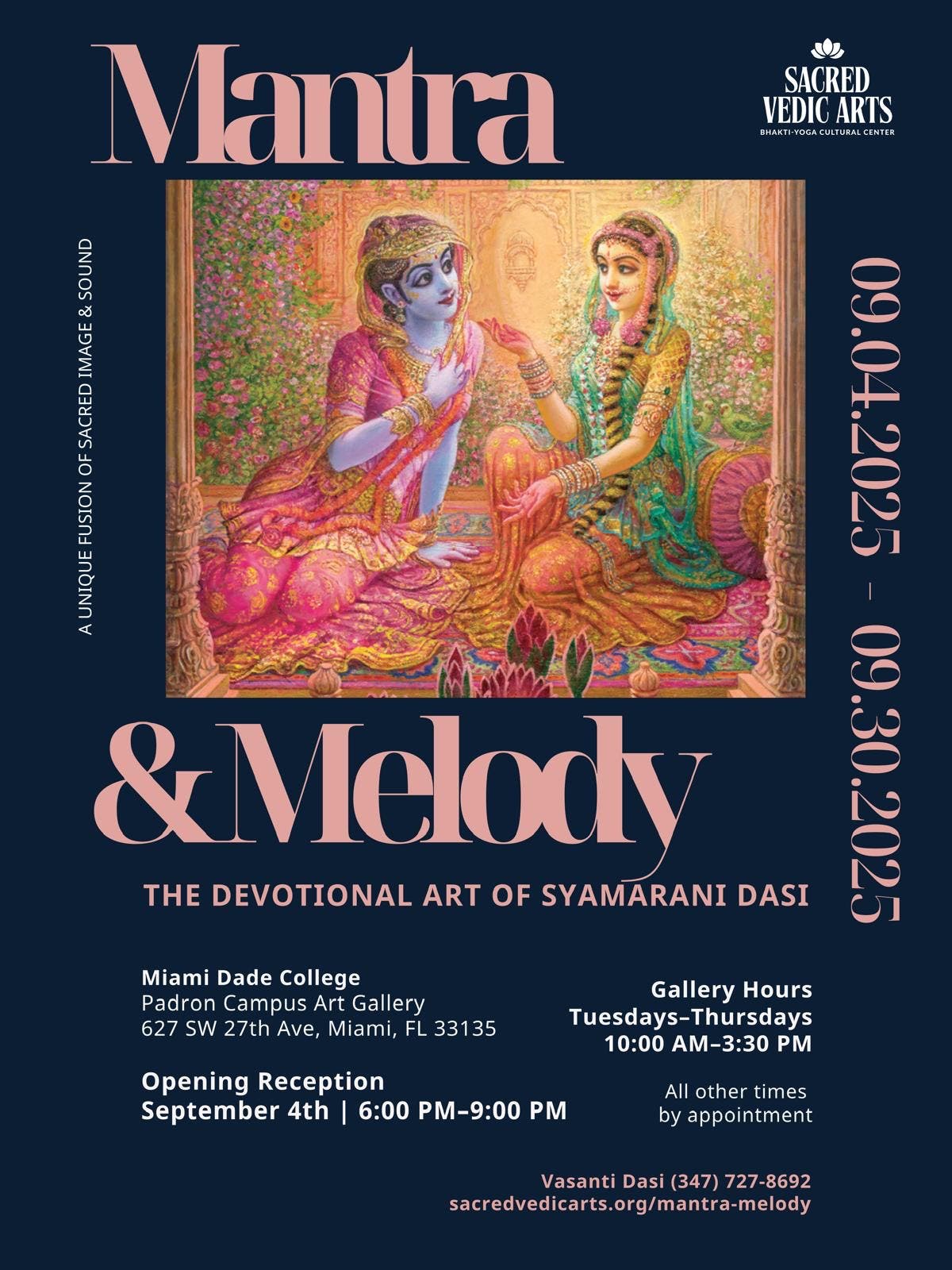 Sep 4 | 'Mantra & Melody: the Devotional Art of Syamarani Dasi' | Miami ...