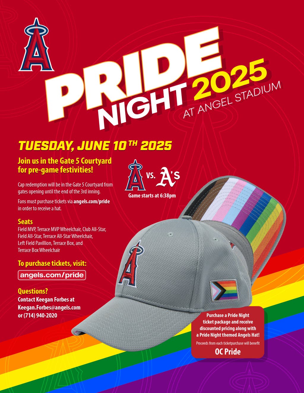 Jun 10 | 🌈 ANGELS Pride Night 🌈 | Orange County, CA Patch