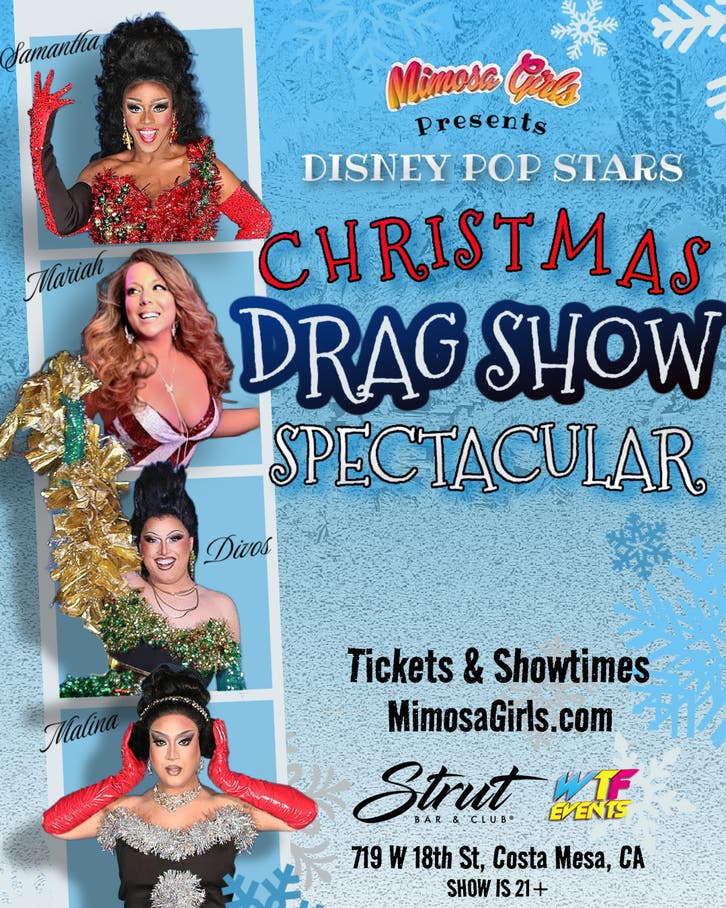 Dec 19 | 🎁 Disney Pop Stars Christmas Drag Show Spectacular!🎄 | Orange ...