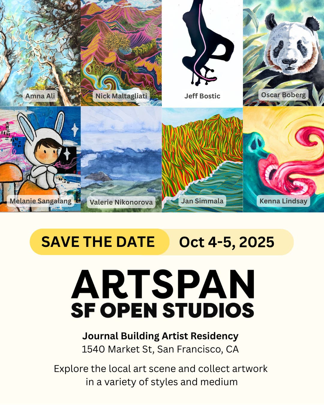 Oct 5 | SF Open Studios: Peek Inside Artist Studios | San Francisco, CA ...