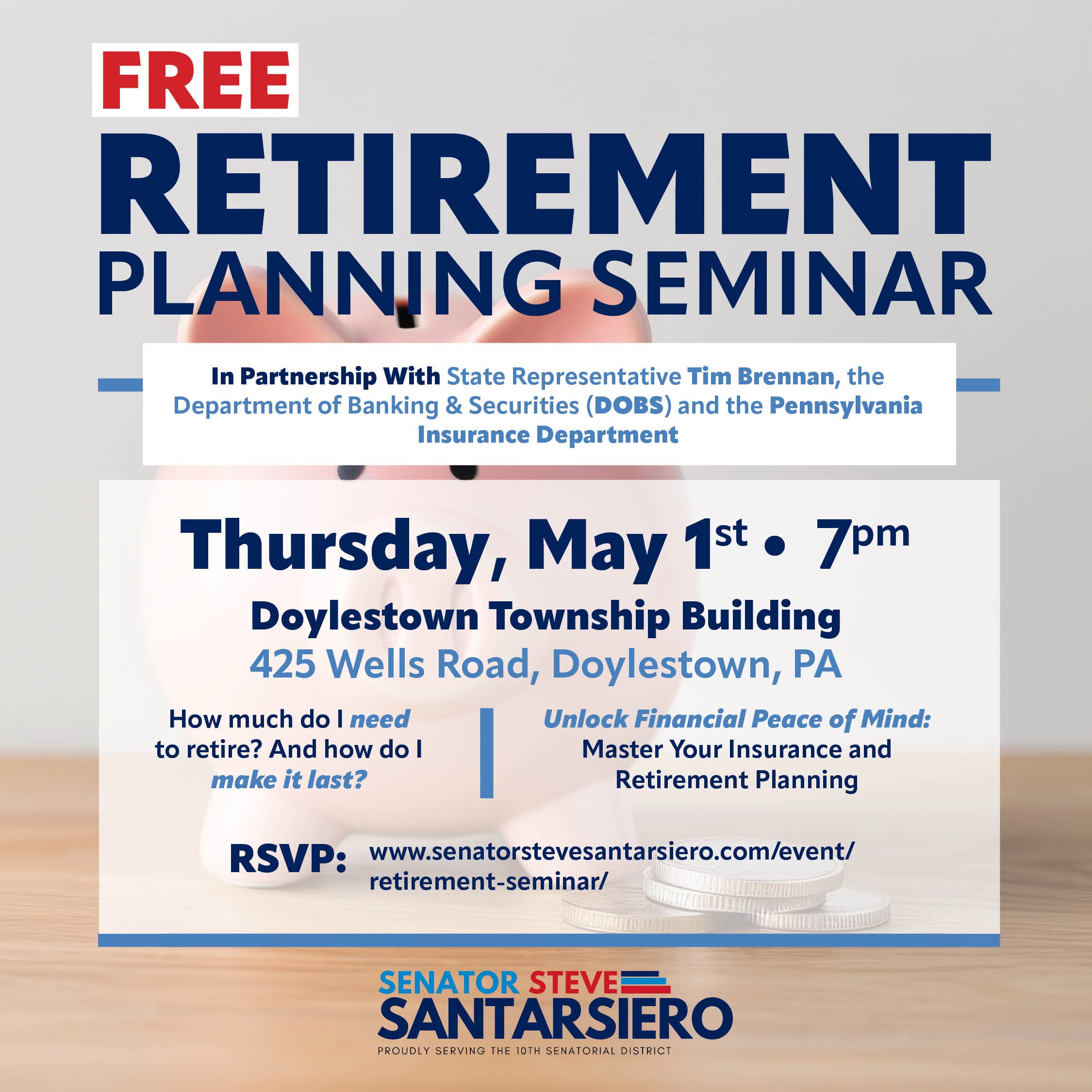 May 1 | Retirement Planning Seminar | Doylestown, PA Patch