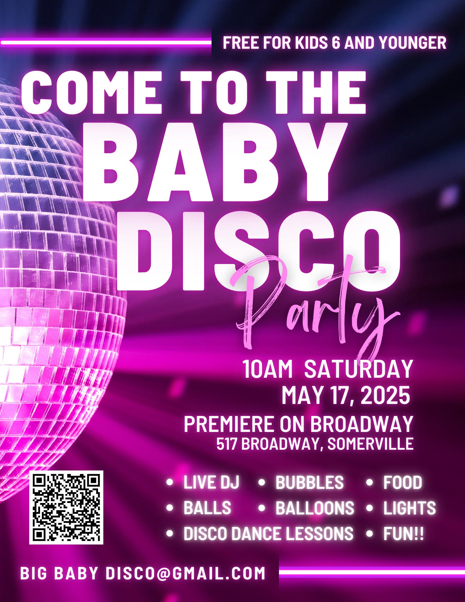 May 17 | Baby Disco Dance Party - Free for kids 6 and younger ...