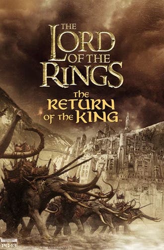 Jul 29 | Movie: The Lord of the Rings: The Return of the King ...