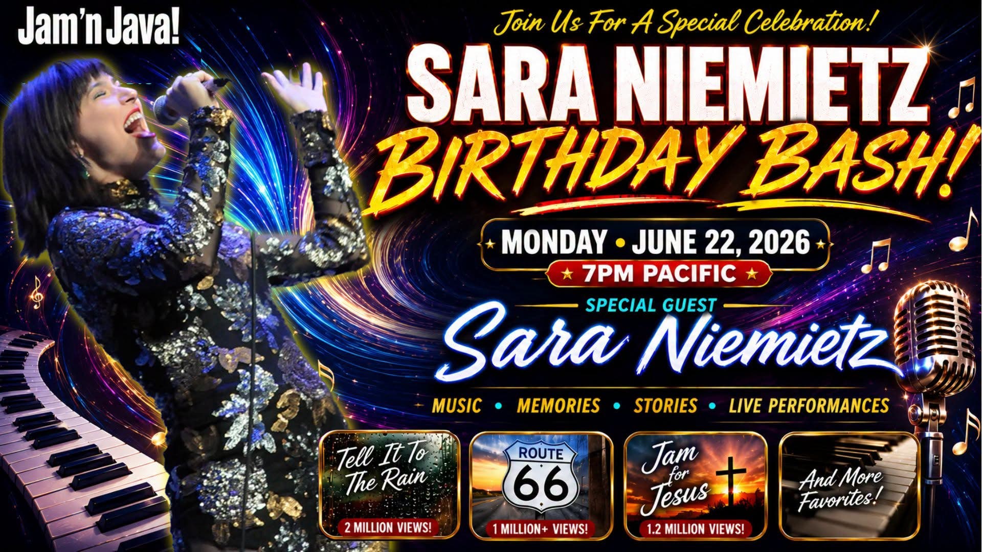 Vocalist Sara Niemietz Joins Robby Robinson on Tonight's "Jam' n Java ...