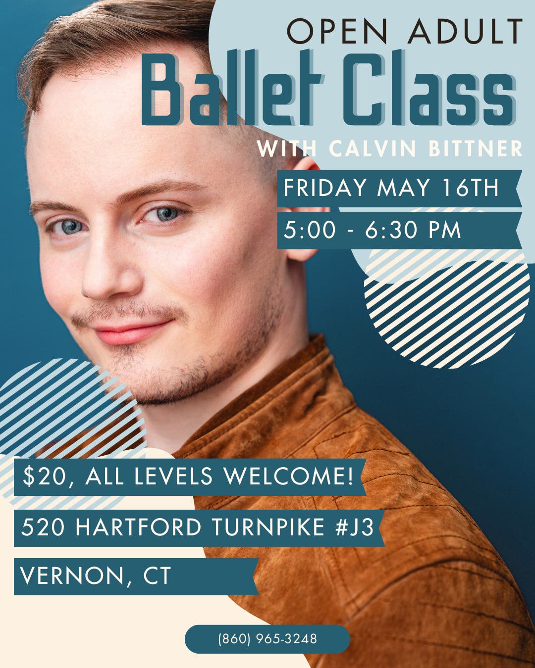 May 16 | Open Adult Ballet Class with Calvin | Greater Hartford, CT Patch