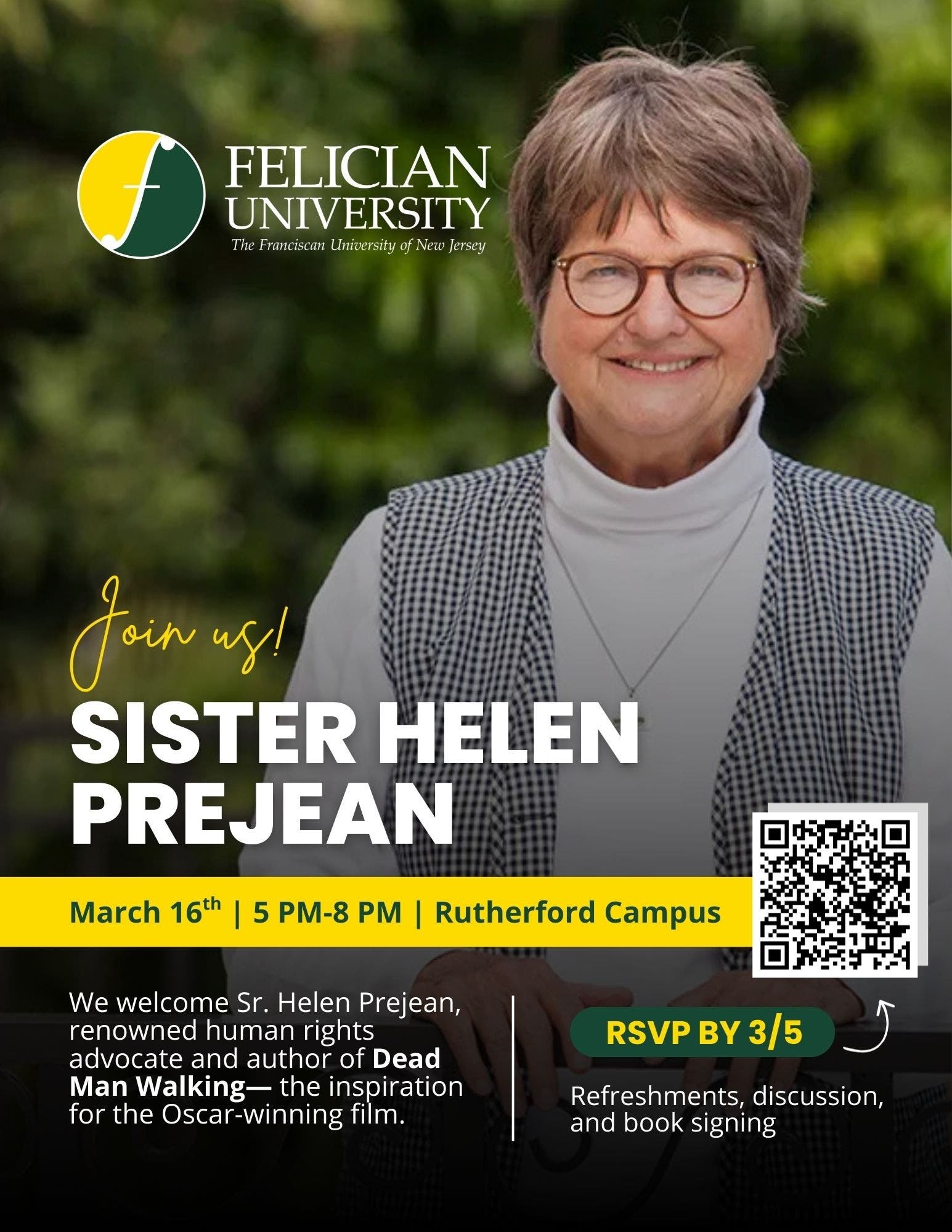 Mar 16 | Sister Helen Prejean: Dead Man Walking Discussion & Book ...