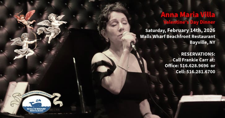 Feb 14 | Anna Maria Villa sings at Wall's Wharf Restaurant on February ...