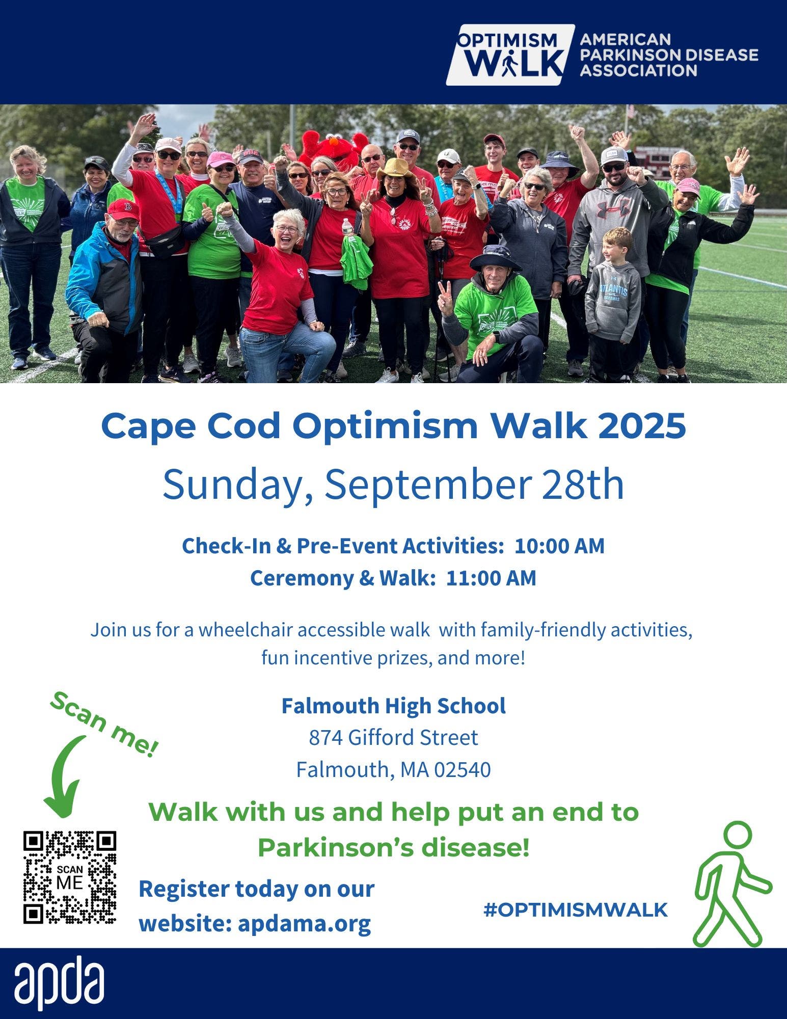 Sep 28 | Cape Cod Optimism Walk | Falmouth, MA Patch
