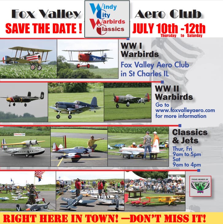 Jul 12 | Warbirds and Classics RC Airshow at the Fox Valley Aero Club ...
