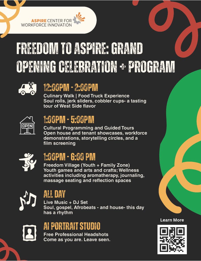 Jun 19 | The Grand Opening of the Aspire Center | Chicago, IL Patch