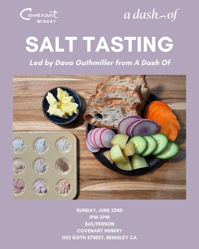 Jun 22 | Salt and Wine Tasting | Berkeley, CA Patch