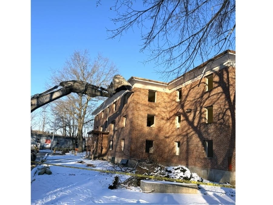 Lakeside Apartments Demolition Underway In Worcester | Worcester, MA Patch
