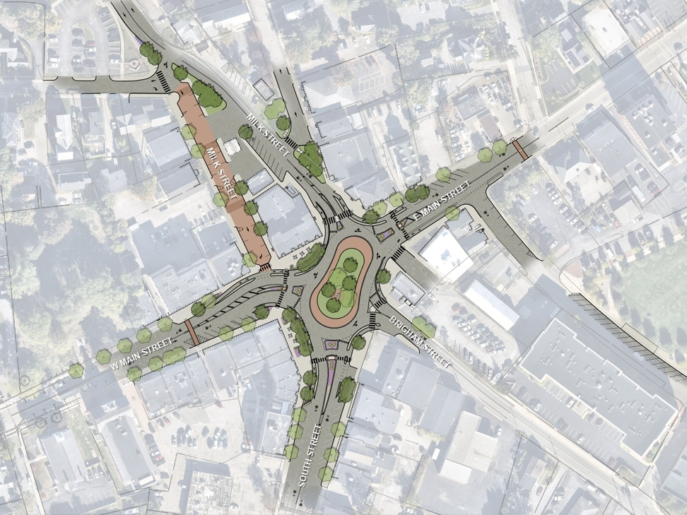 Westborough Proposes 'Peanut' Roundabout To Redesign Downtown Rotary ...