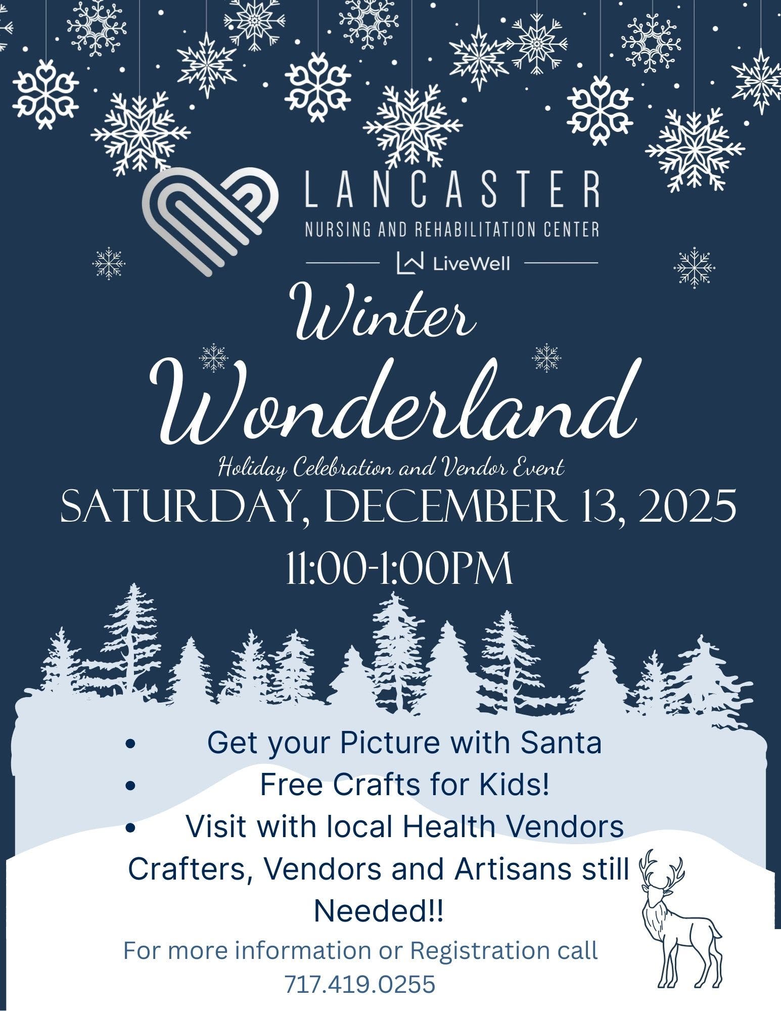 Dec 13 | Lancaster Nursing and Rehabilitation Center, Winter Wonderland ...