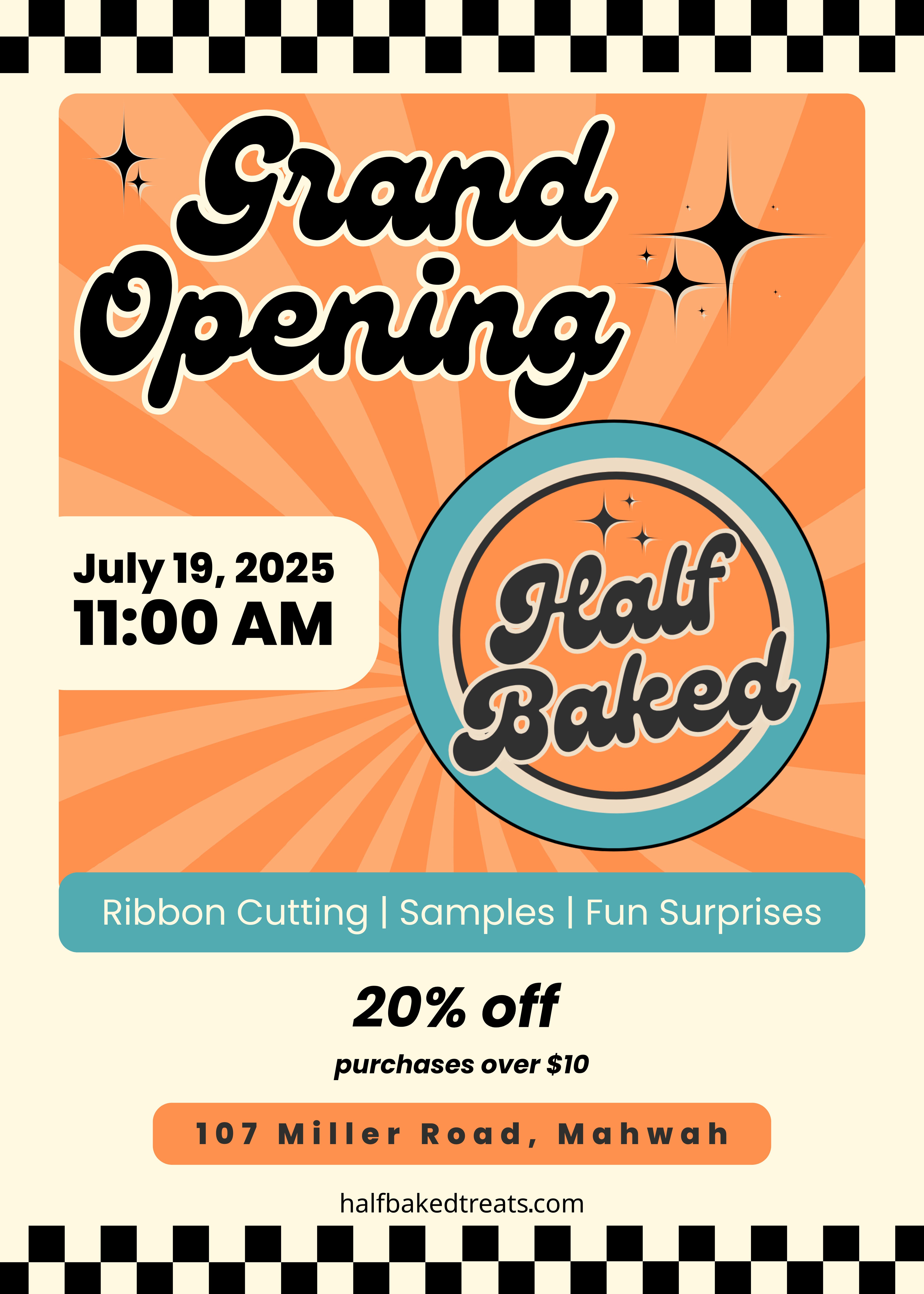 Jul 19 | Half Baked Grand Opening | Mahwah, NJ Patch