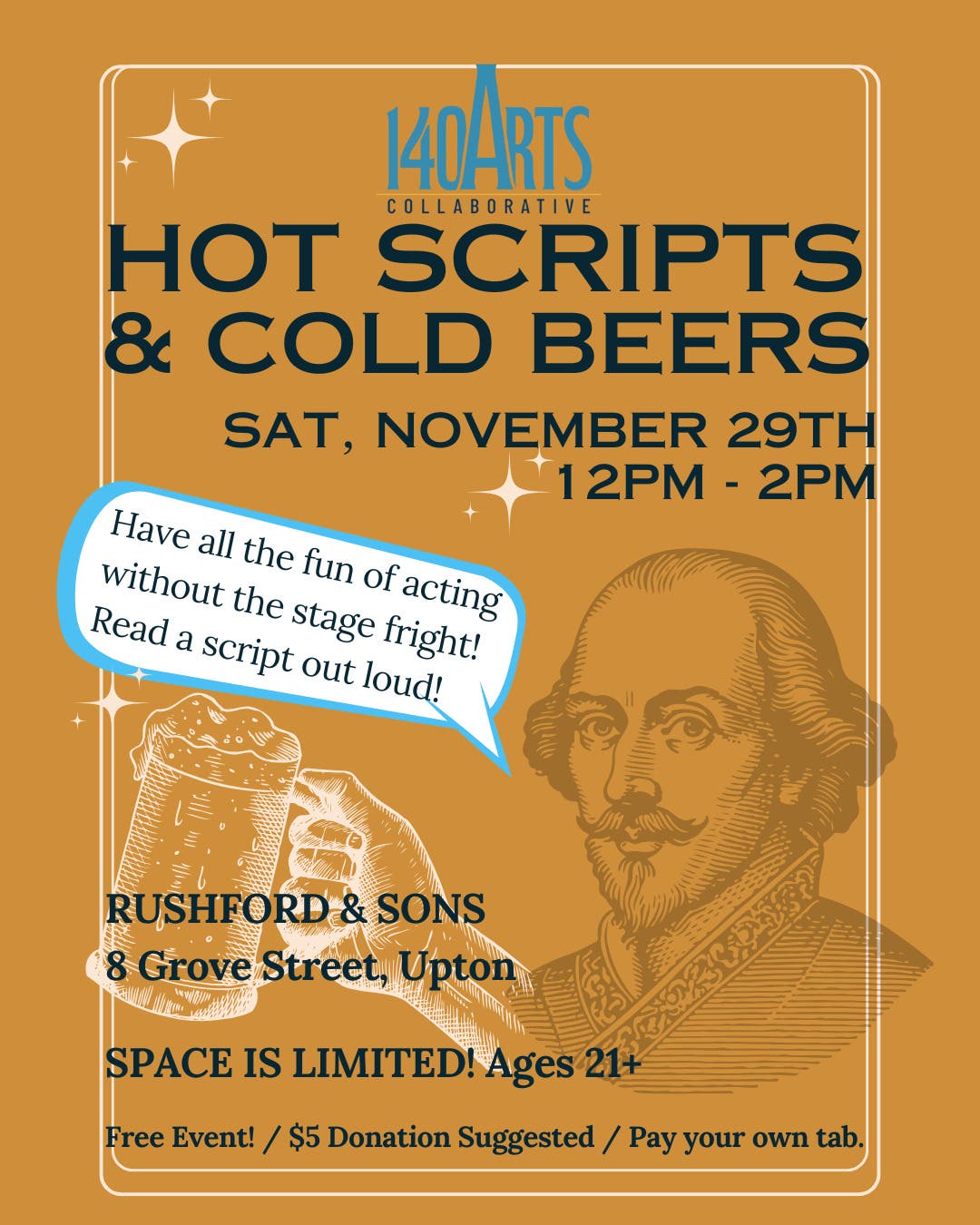 Nov 29 | Hot Scripts & Cold Beers | Upton, MA Patch