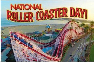 Aug 16 | SC Beach Boardwalk: National Roller Coaster Day | Santa Cruz ...