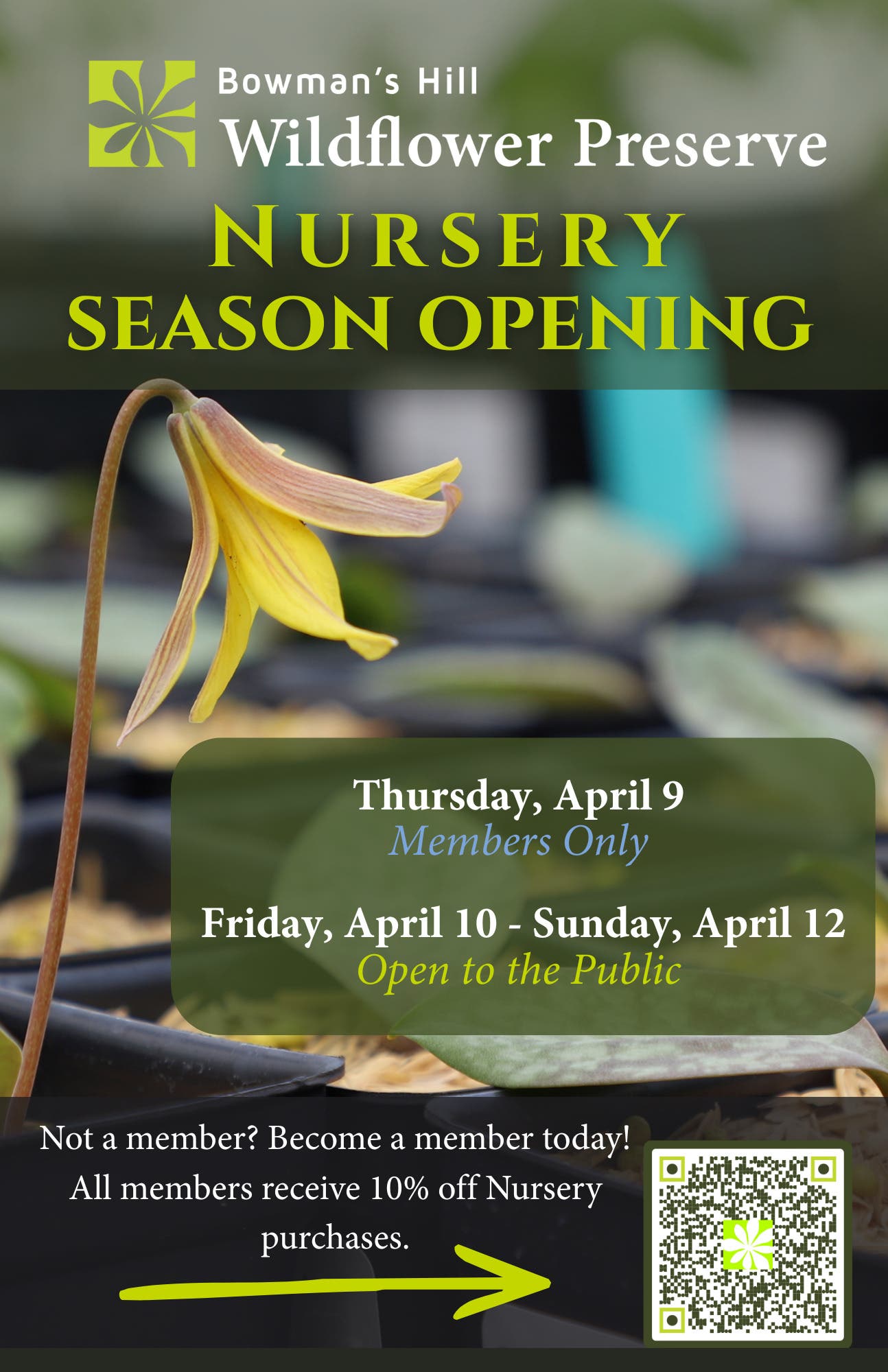 Apr 10 | Native Plant Nursery Season Opening | New Hope, PA Patch