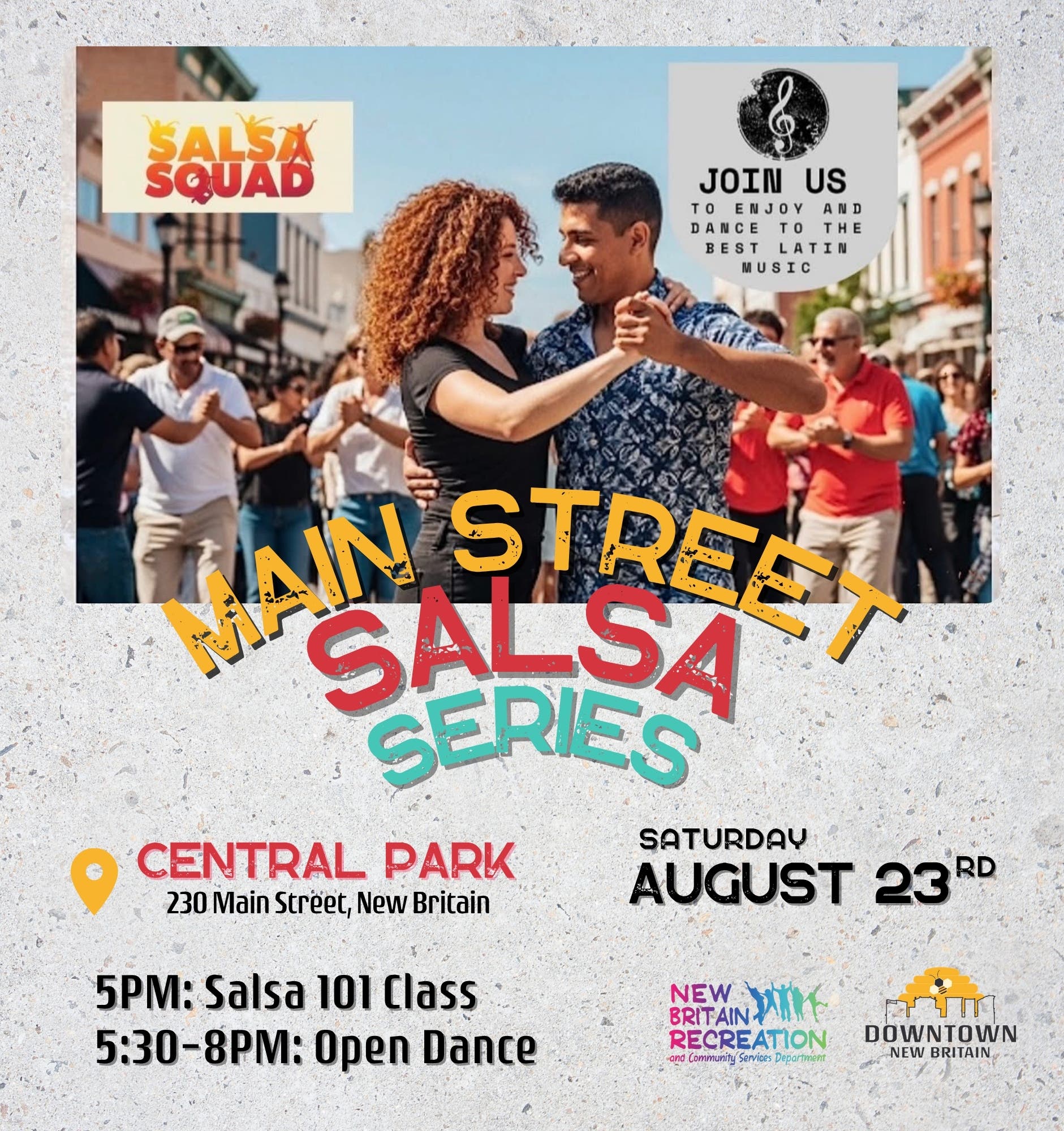 Aug 23 | Main Street Salsa Series | New Britain, CT Patch