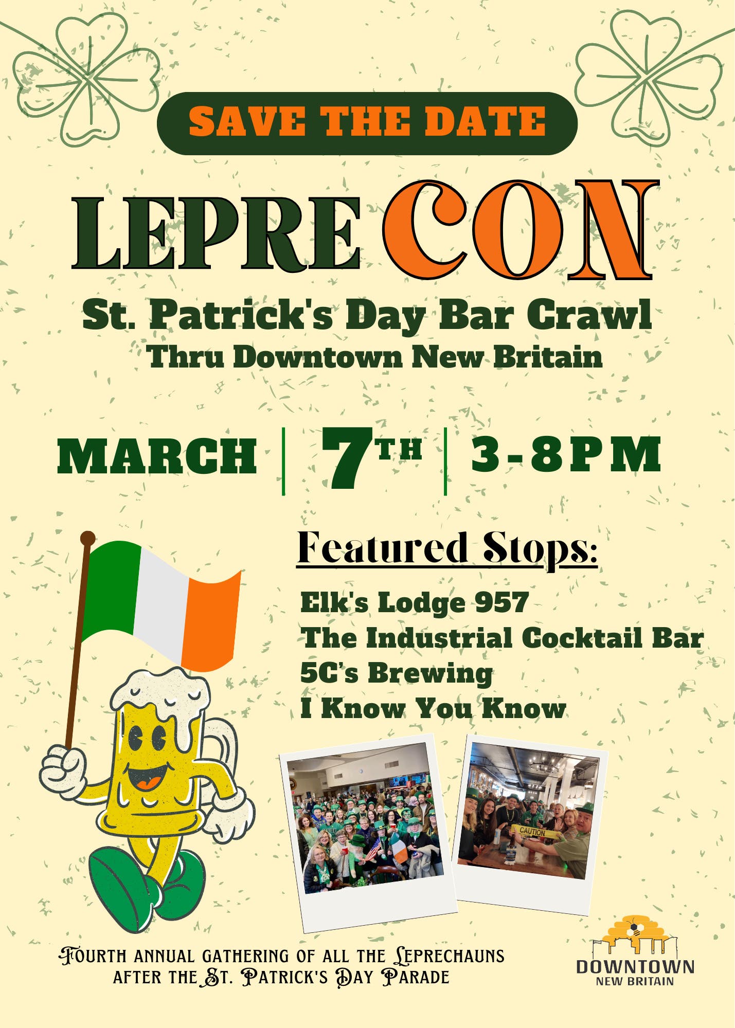 Mar 7 | LepreCON Bar Crawl | New Britain, CT Patch