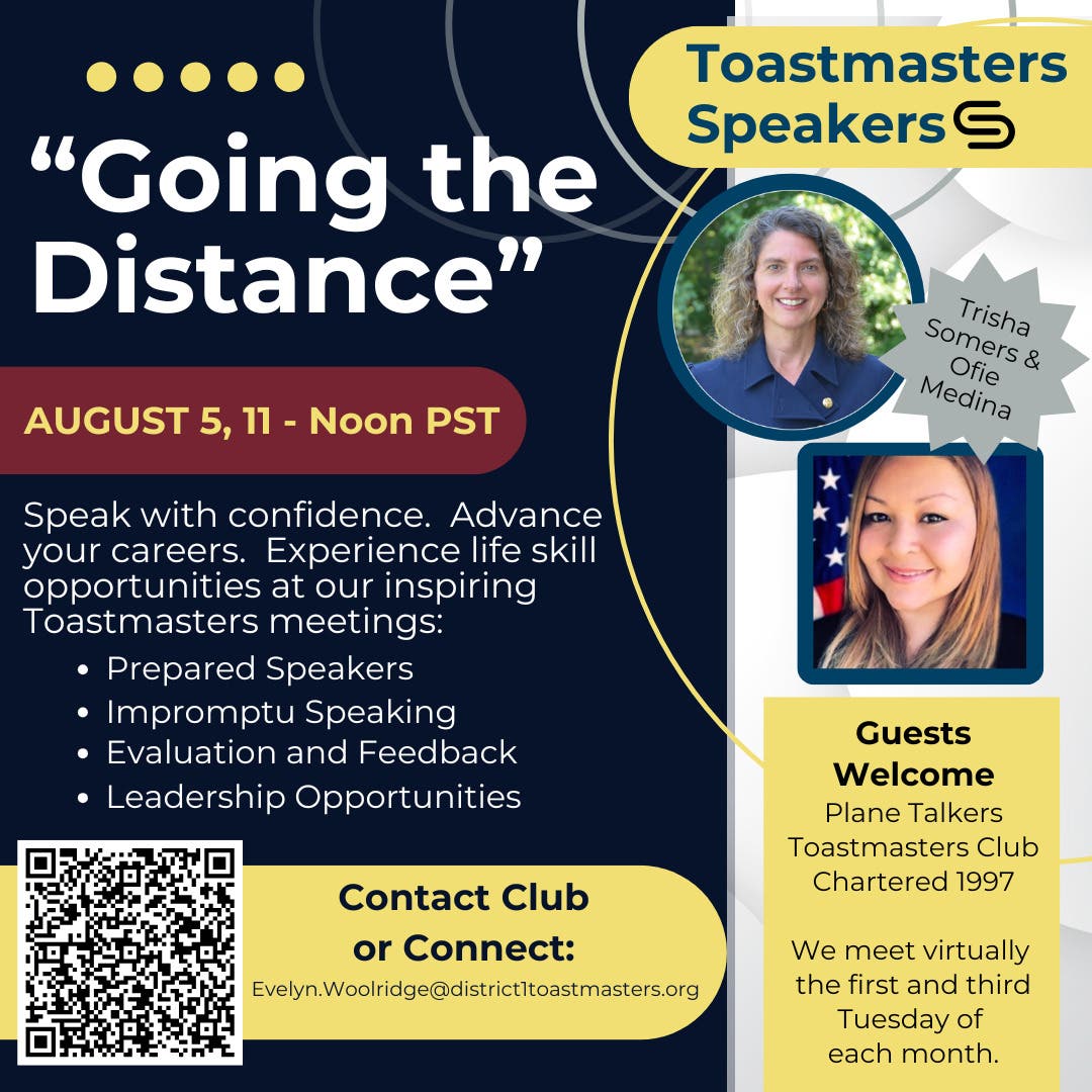 Aug 5 | Discover the Power of Your Voice - Toastmasters Open House ...