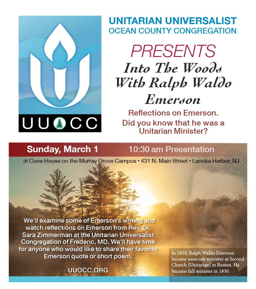 Mar 1 | Unitarian Universalist Ocean County Congregation Presents Into ...