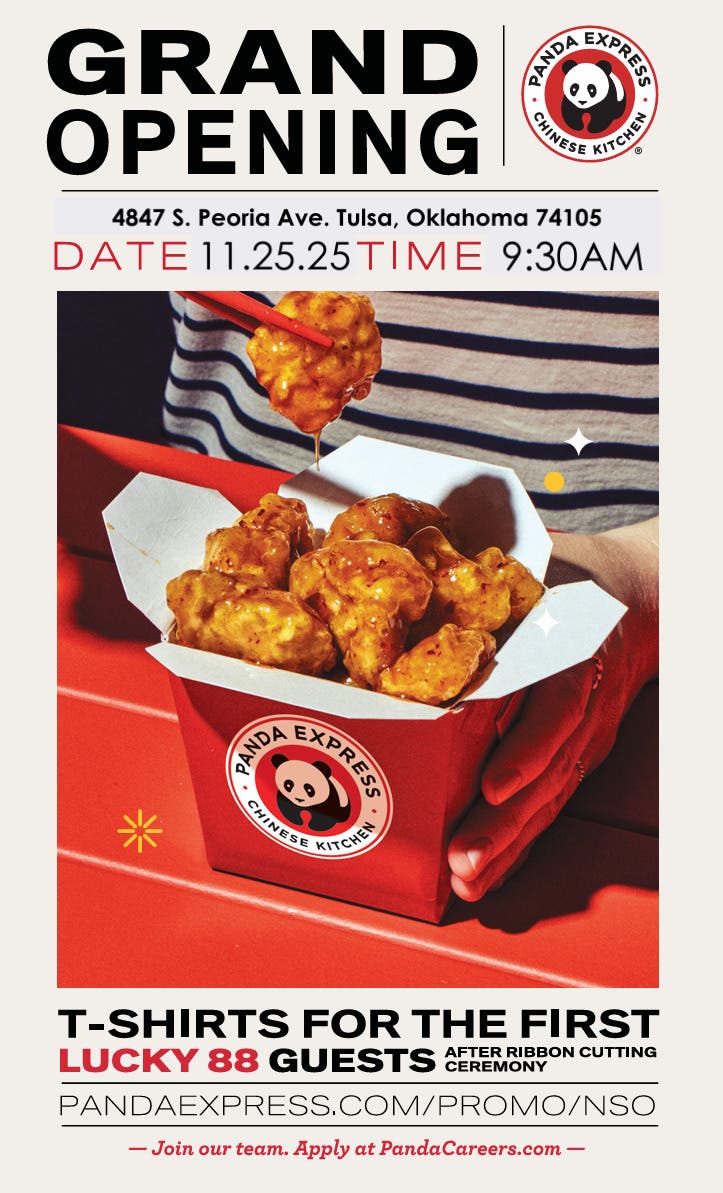 Nov 25 | Panda Express Opens its Newest Restaurant in Tulsa with ...