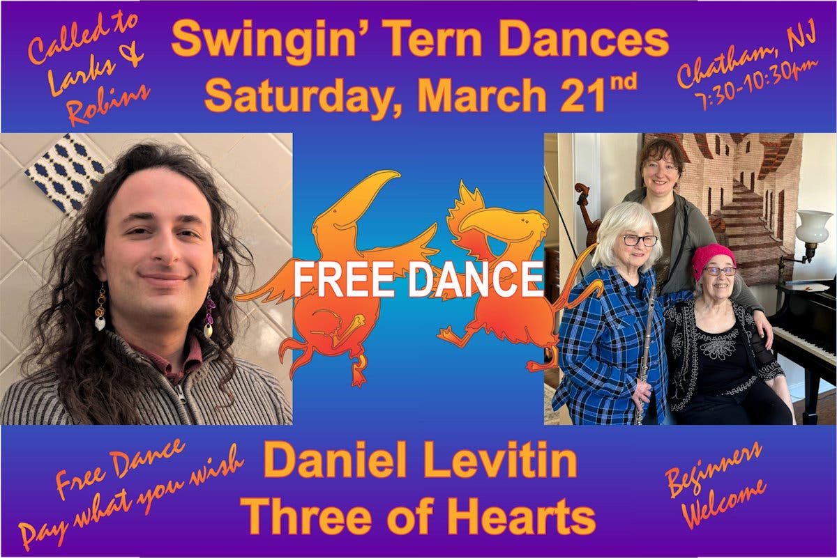 Mar 21 | Swingin' Tern presents Daniel Levitin with Three of Hearts ...