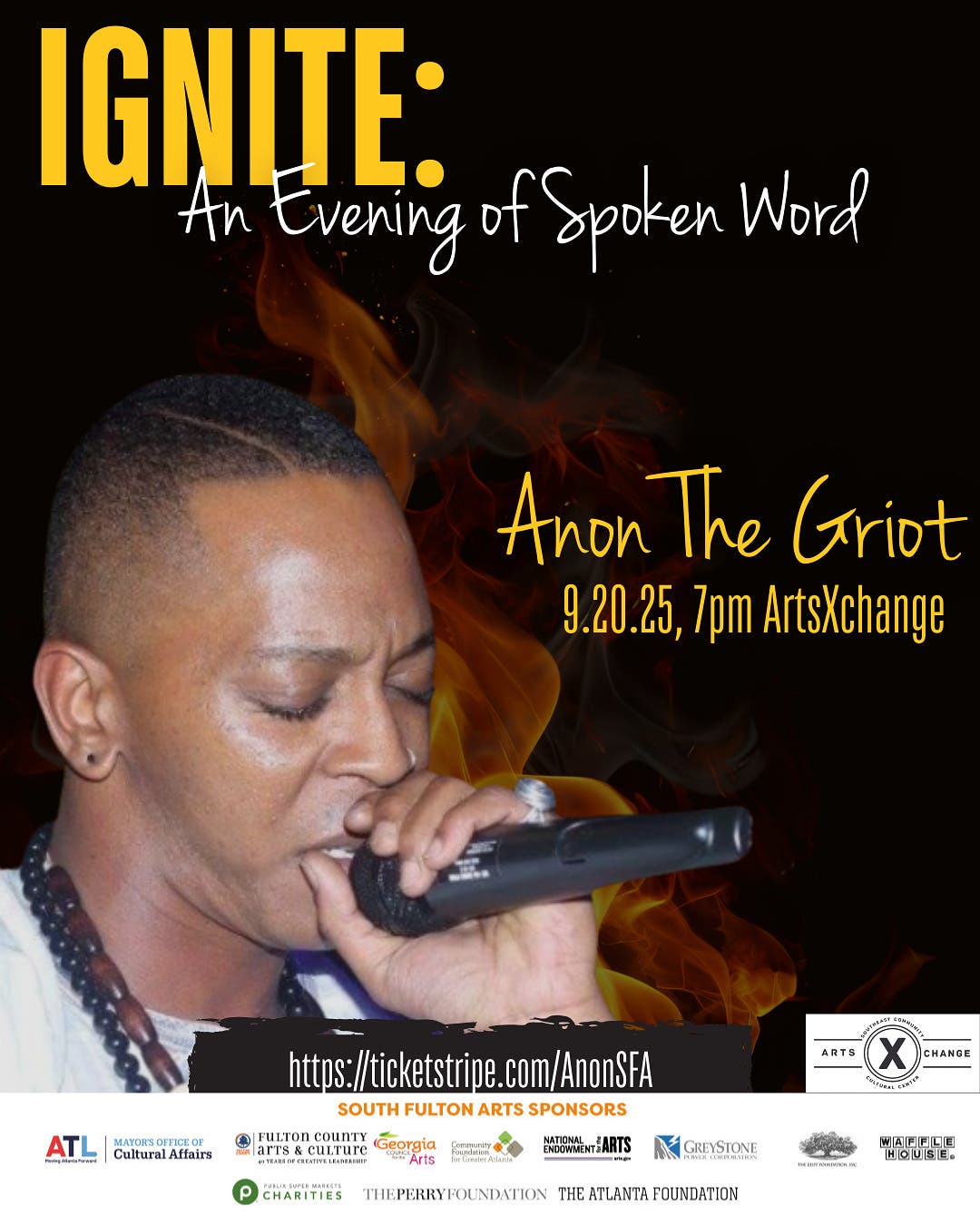 Sep 20 | Ignite: An Evening of Spoken Word with Anon The Griot ...