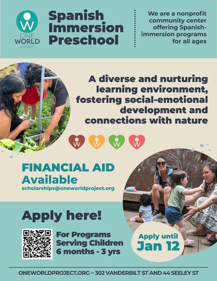 Jan 12 | One World Project’s 2026–2027 Preschool Application deadline ...