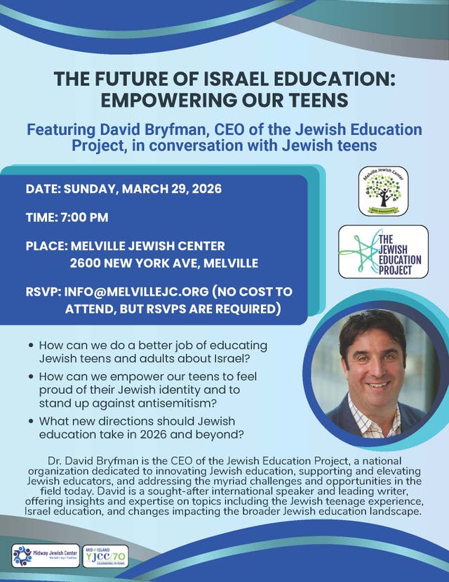 Mar 29 | The Future of Israel Education: Empowering Our Teens ...