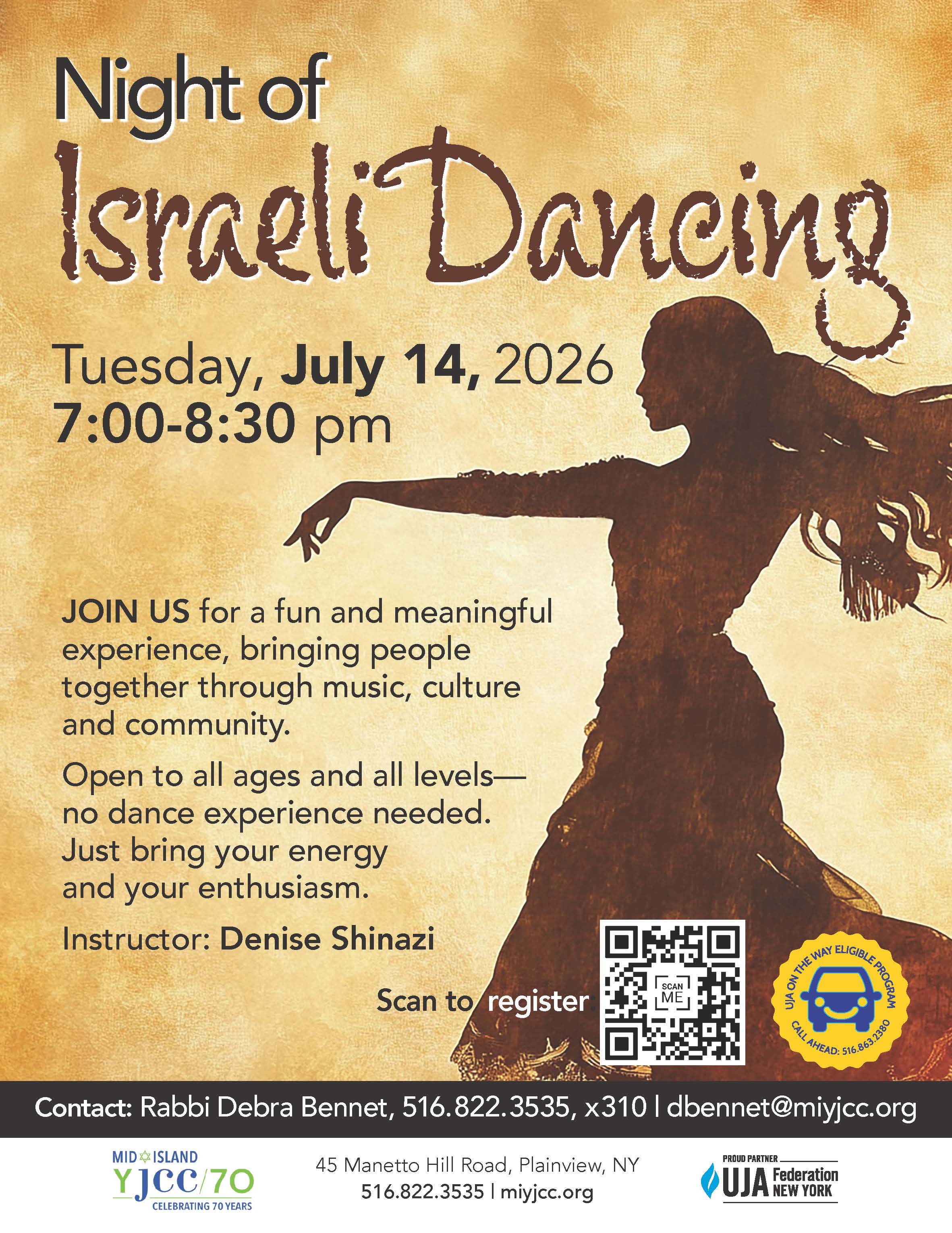Jul 14 | Night of Israeli Dancing | Plainview, NY Patch