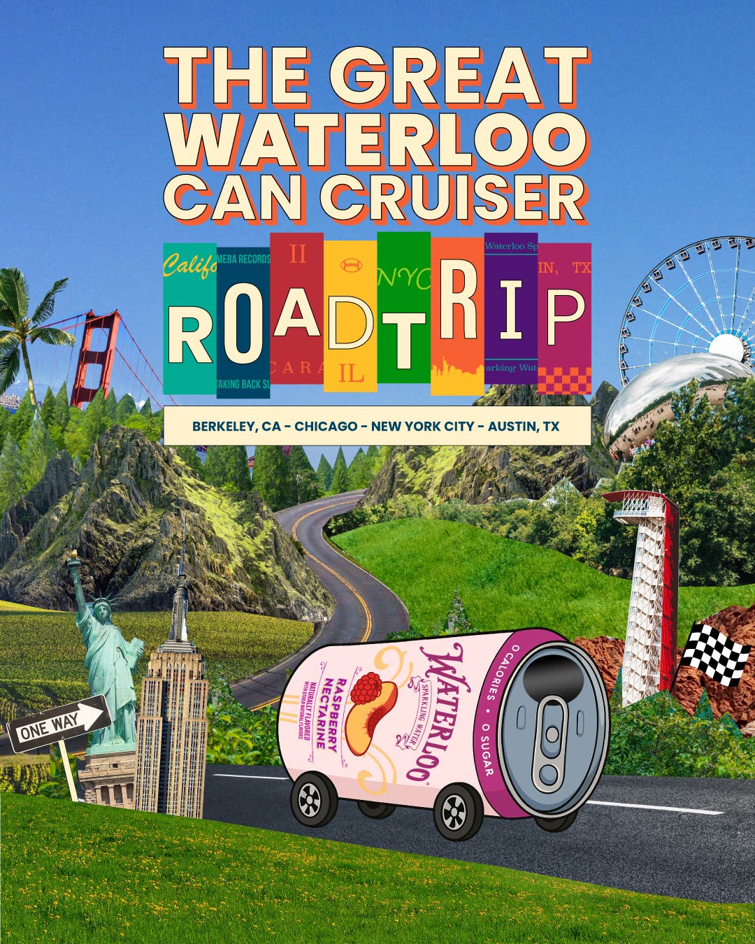 Sep 21 | Waterloo Sparkling Water Great Waterloo Can Cruiser Road Trip ...