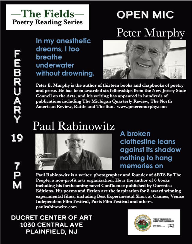 Feb 19 | Poetry Reading - Peter E. Murphy and Paul Rabinowitz ...