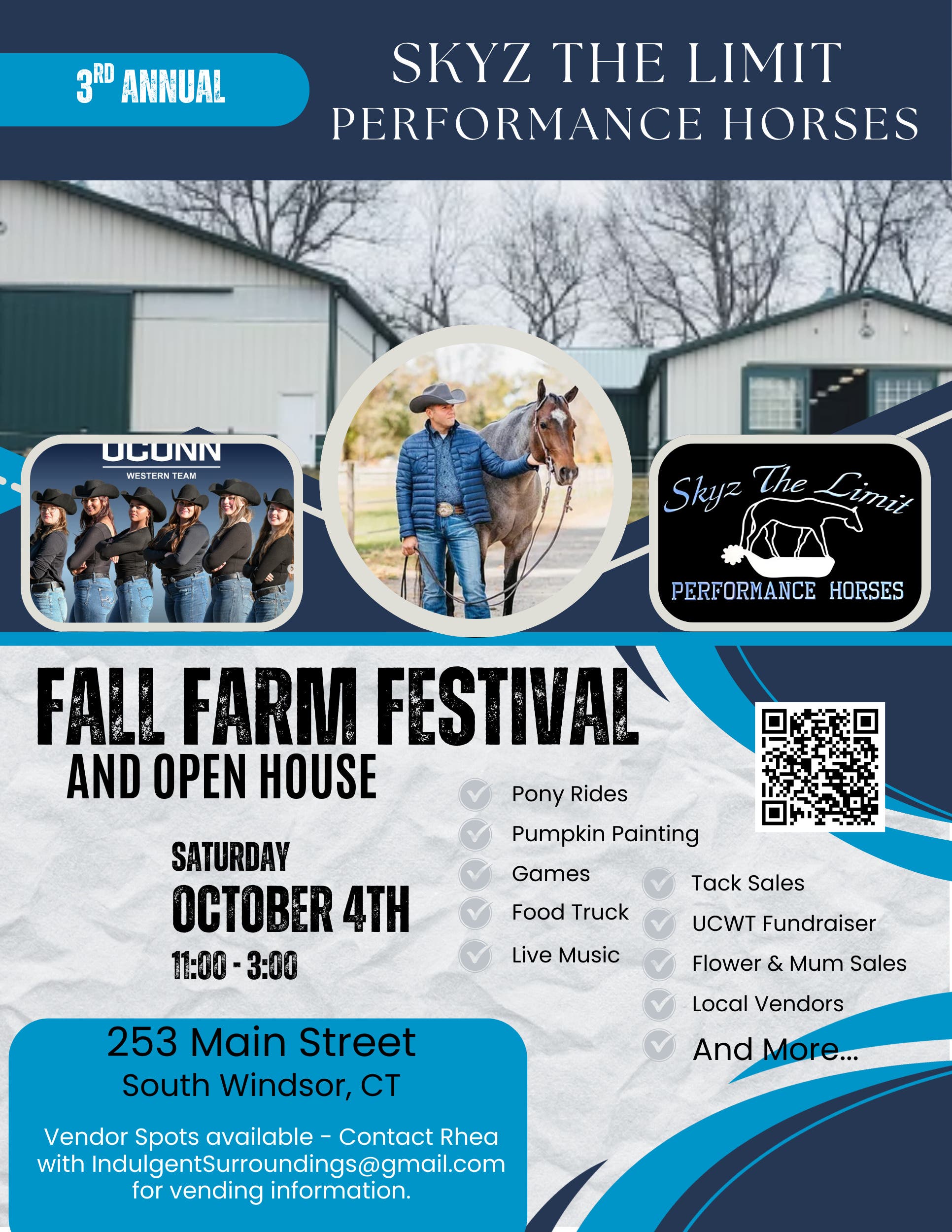 Oct 4 | Skyz The Limit Performance Horses Fall Festival | Vernon, CT Patch