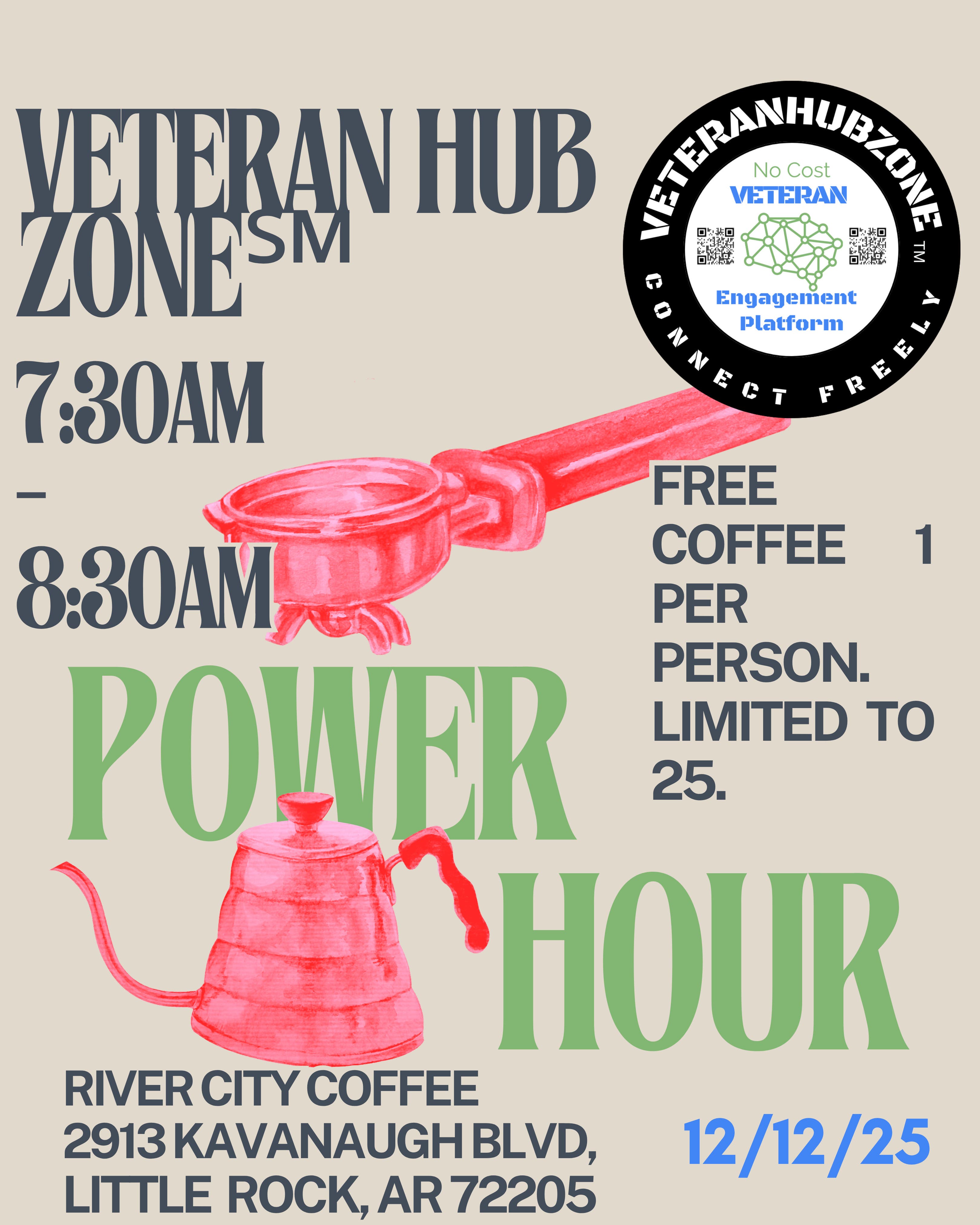 Dec 12 | Veteran Hub Zone℠ Power Hour | Little Rock, AR Patch