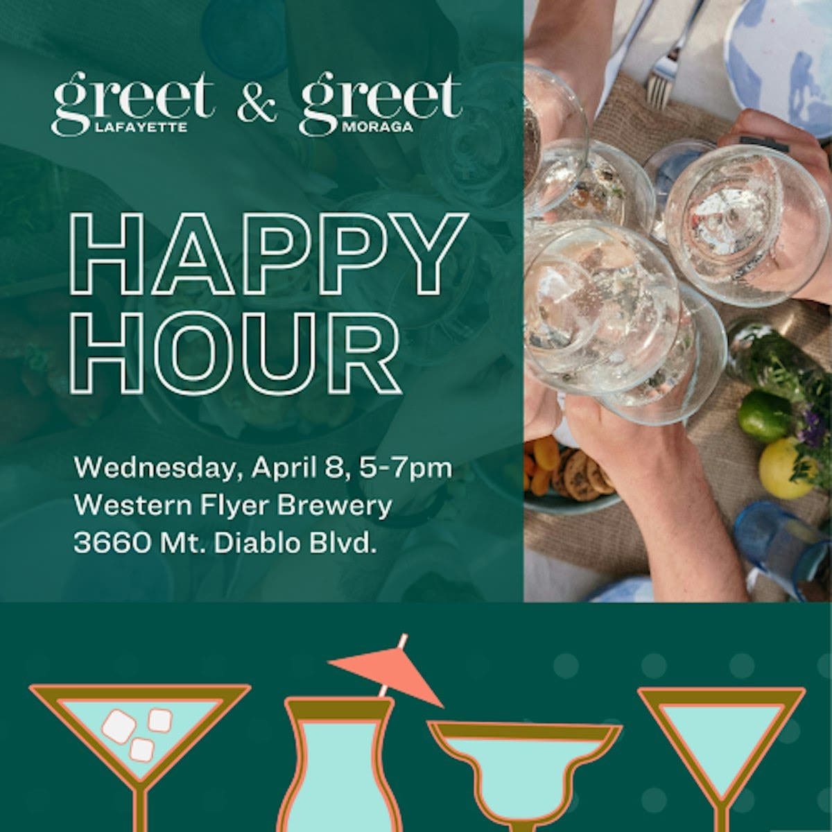 Apr 8 | April Networking Happy Hour | Lamorinda, CA Patch