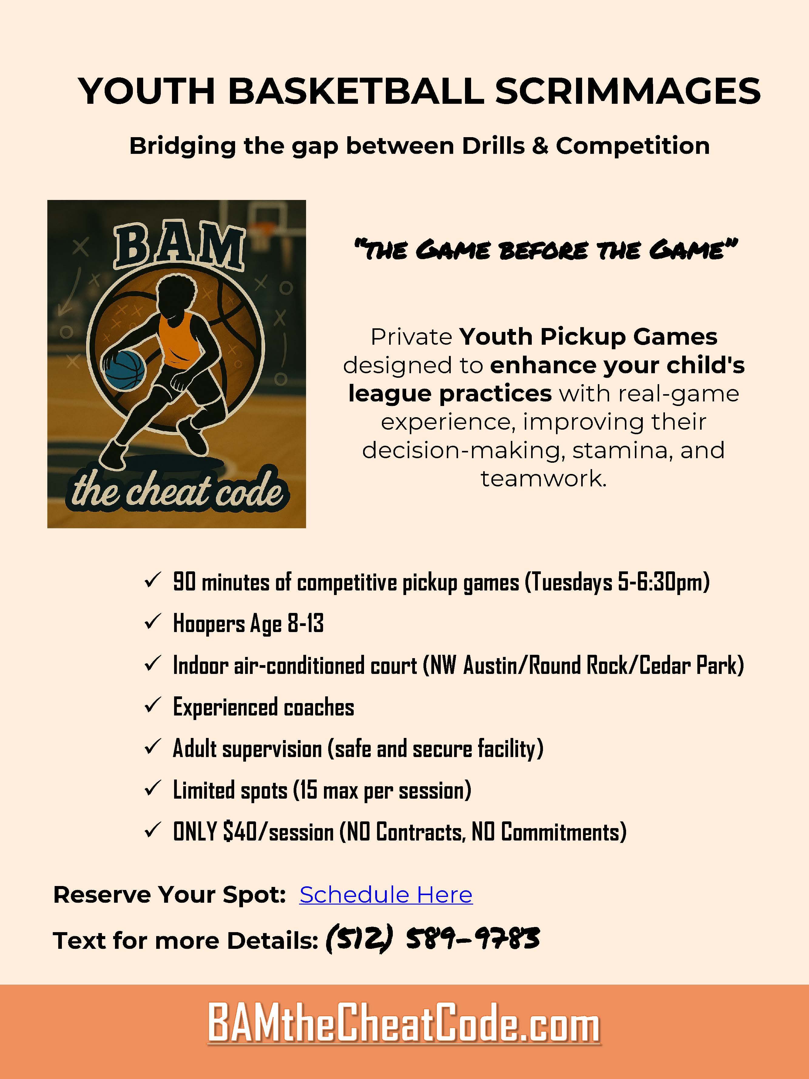 Nov 25 | Private Youth Basketball Pickup Games | Round Rock, TX Patch