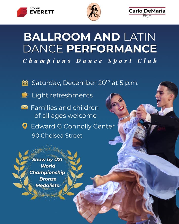 Dec 20 | Ballroom and Latin Dance Performance | Everett, MA Patch