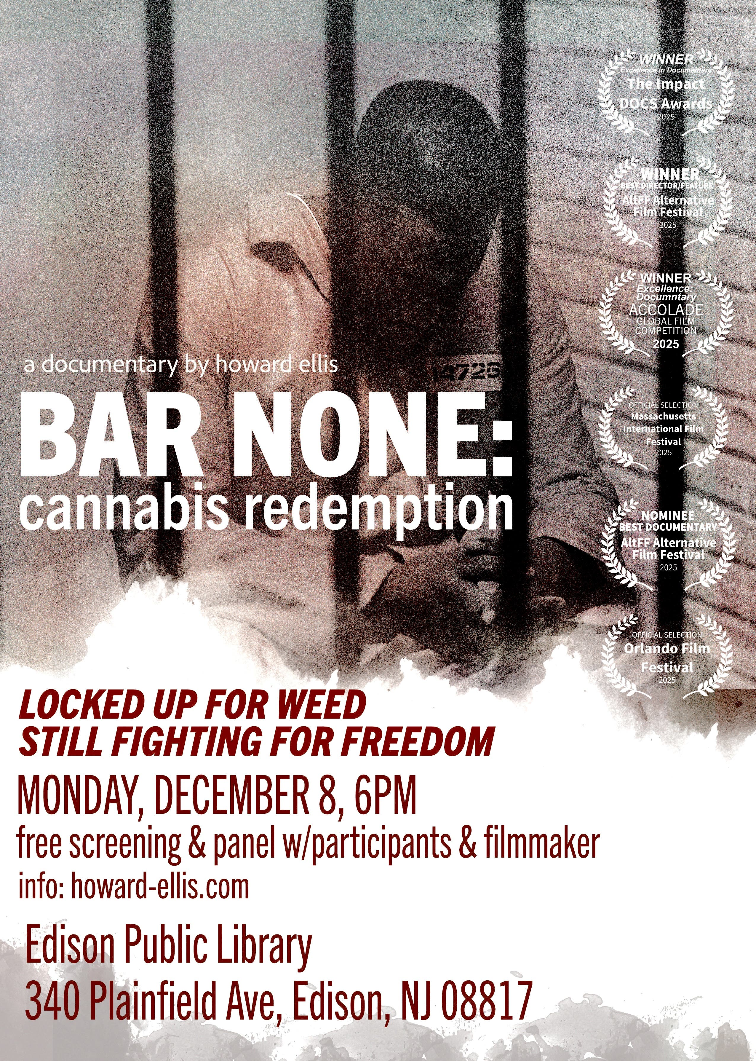 Dec 8 | Award-winning Documentary Screening and Panel | Edison, NJ Patch