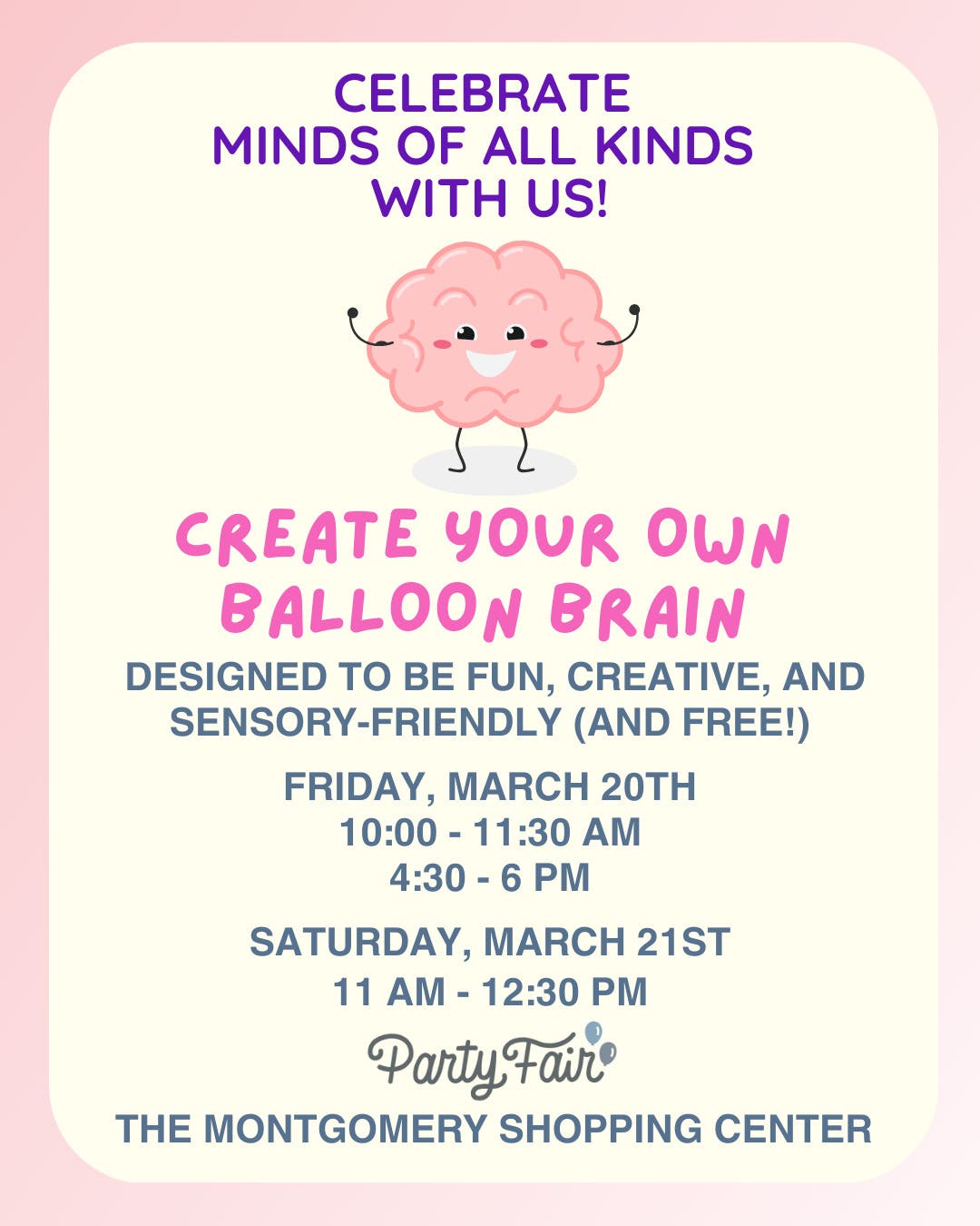 Mar 20 | Create Your Own Balloon Brain | Skillman, NJ Patch