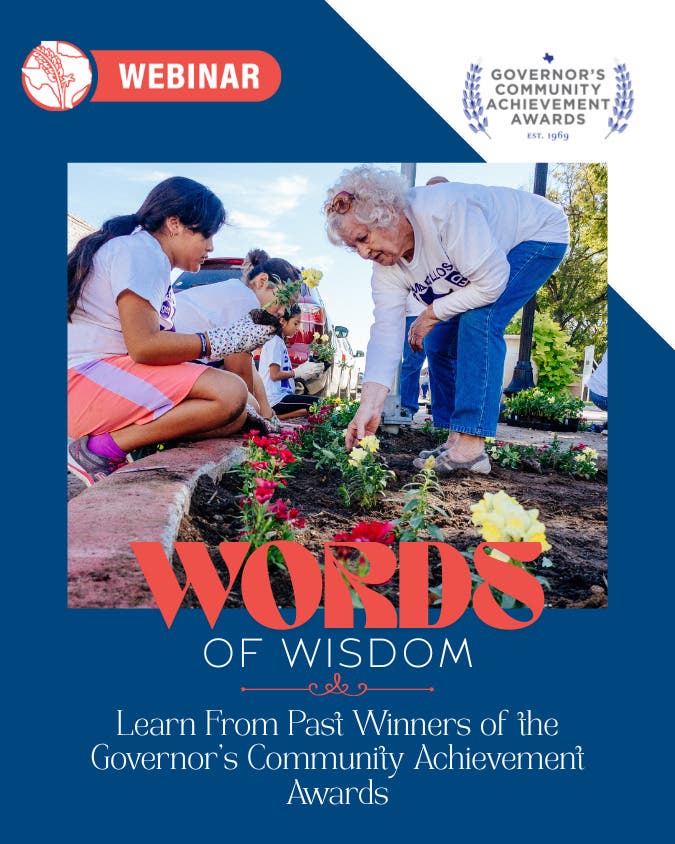 Feb 11 | Keep Texas Beautiful Webinar: Words of Wisdom from Past GCAA ...