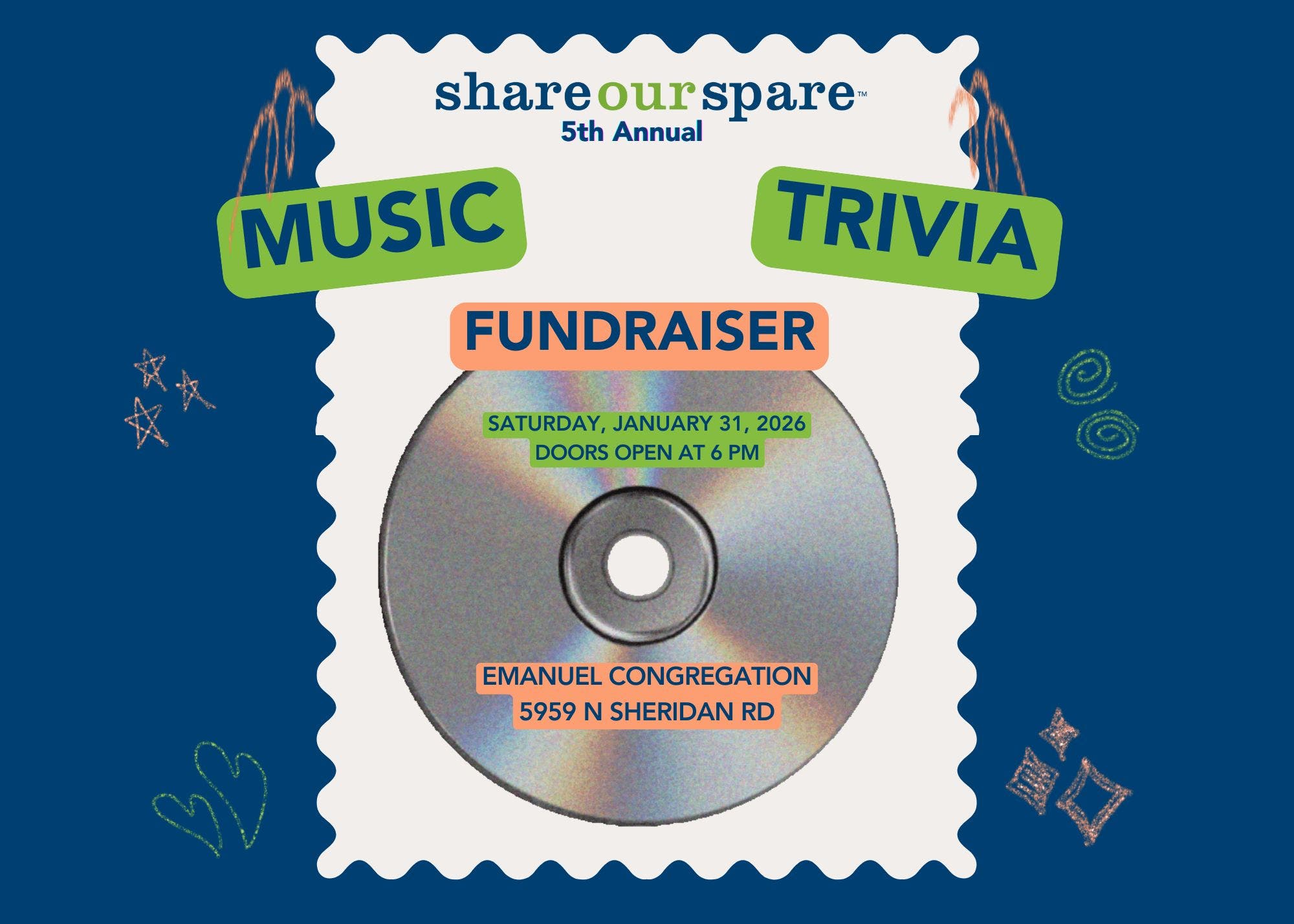Jan 31 | Music Trivia - Share Our Spare | Chicago, IL Patch