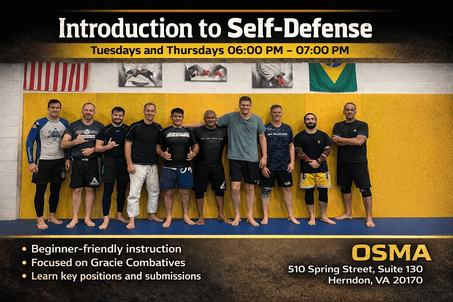 Mar 19 | Introduction to Self-Defense Class at OSMA in Herndon, VA 🥋 ...