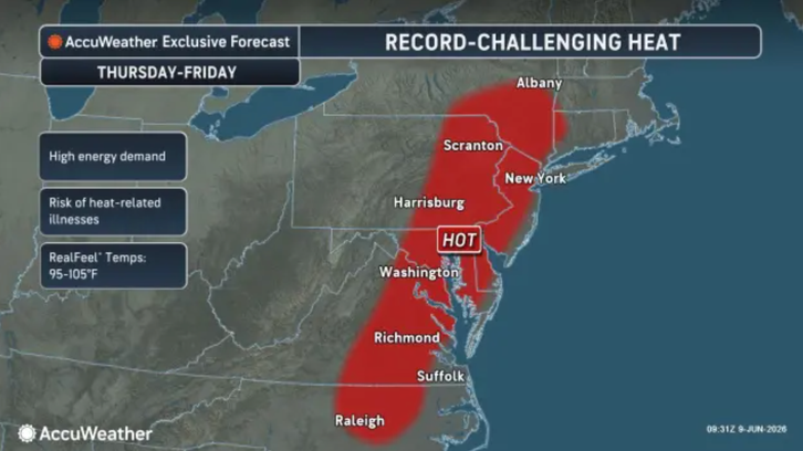 Humid Heat To Bring MD Severe Storms: See Forecast | Across Maryland ...