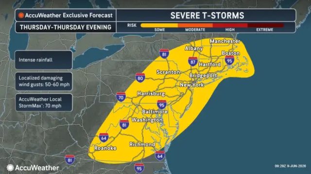 Scorching Heat, Humidity To Bring Severe Storms To VA: See Forecast ...