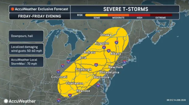Humid Heat To Bring MD Severe Storms: See Forecast | Across Maryland ...