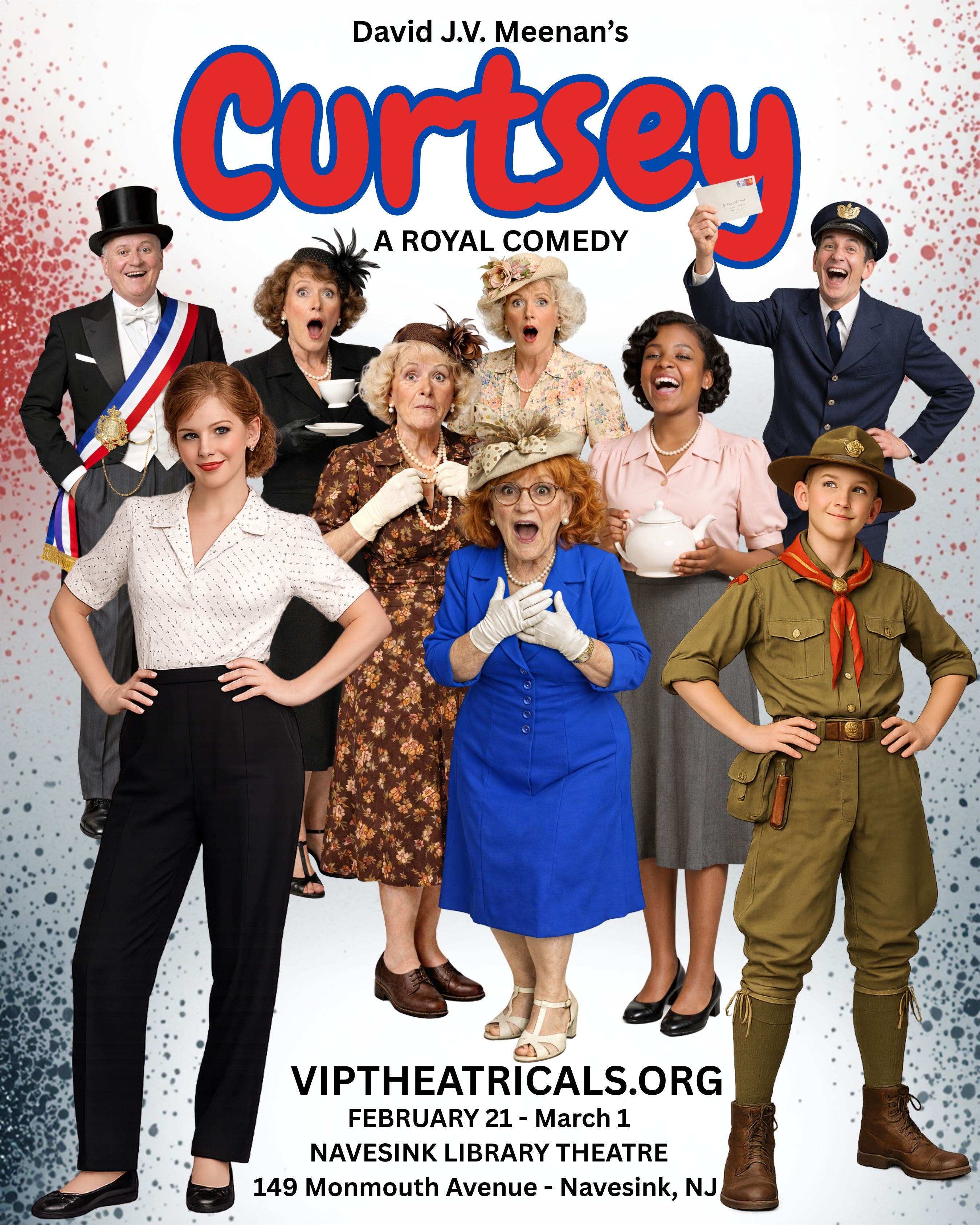 Feb 21 | CURTSEY - A ROYAL COMEDY - World Premiere | Atlantic Highlands ...