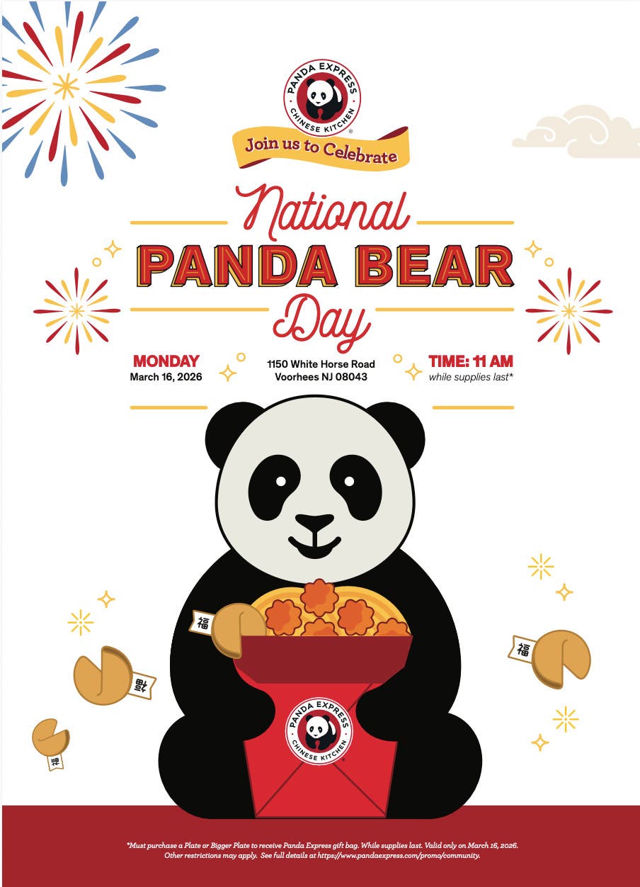 Mar 16 | National Panda Bear Day | Voorhees, NJ Patch